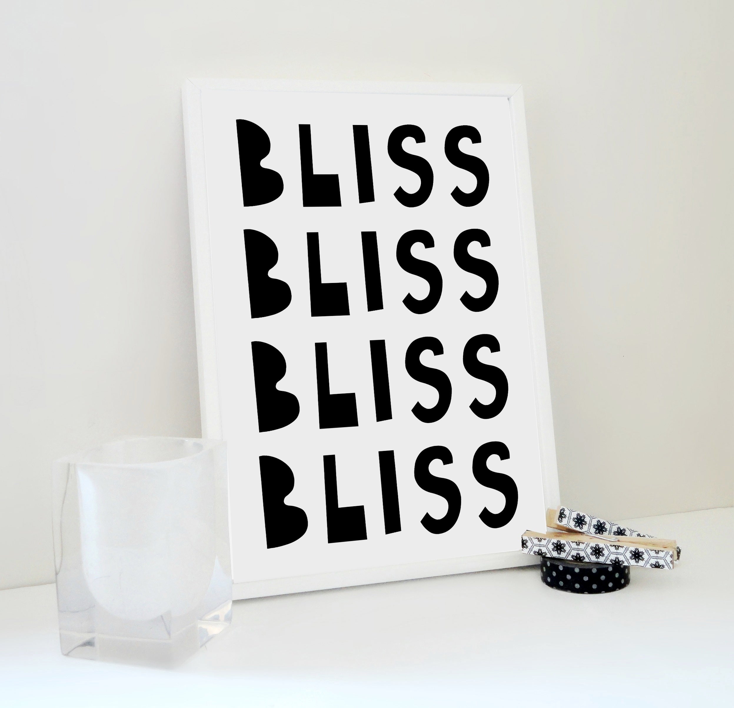 Bliss No2 Printable Print, Bliss Art Print – Bert and Mary Designs